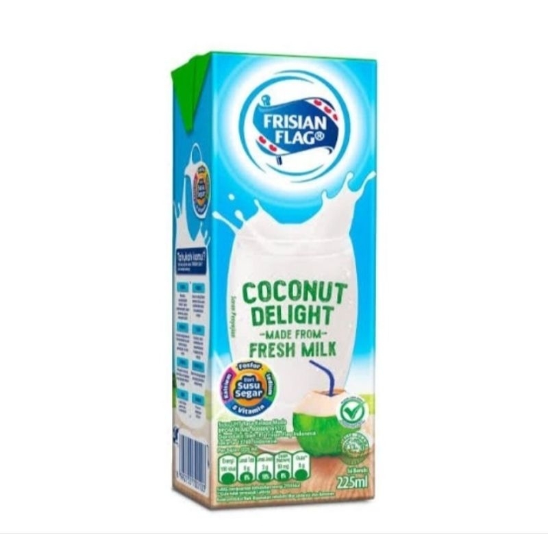Jual Frisian Flag Purefarm Susu UHT Coconut Delight 225ml | Shopee Indonesia