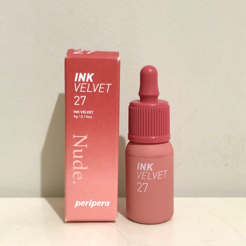 Jual Original Peripera Ink Velvet 27 Nude | Shopee Indonesia