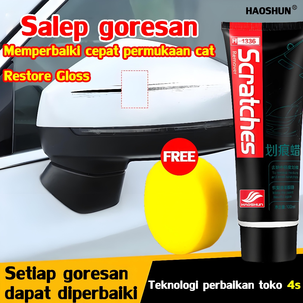 Jual Memperbaiki goresan parah HAOSHUN Scratch remover mobil 100ml ...