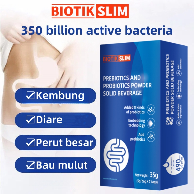 Jual BIOTIKSLIM Minuman Probiotik Membantu Kesehatan Usus Butiran ...