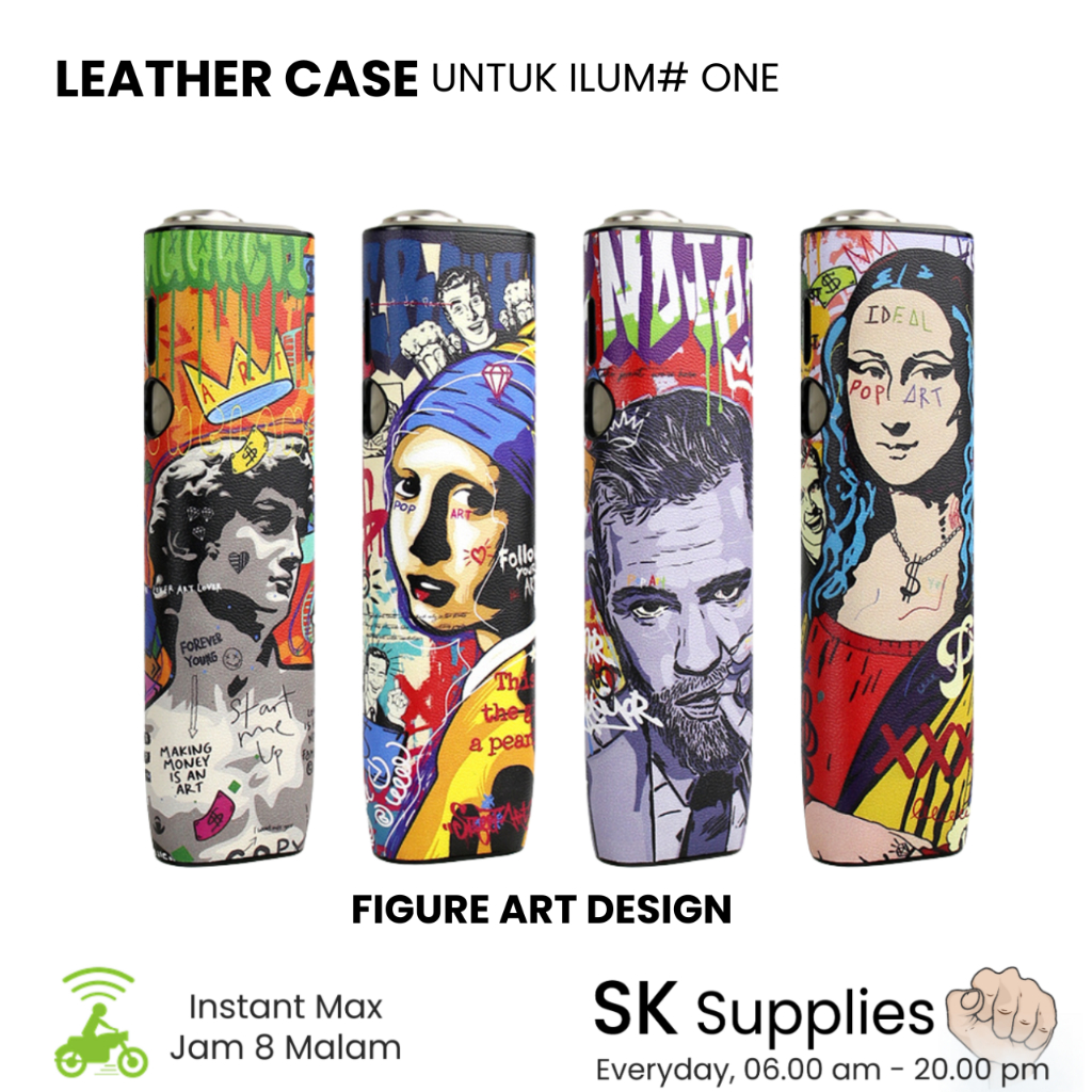 Jual Leather Case Graffiti Series untuk Ilum One | Figure art Design ...
