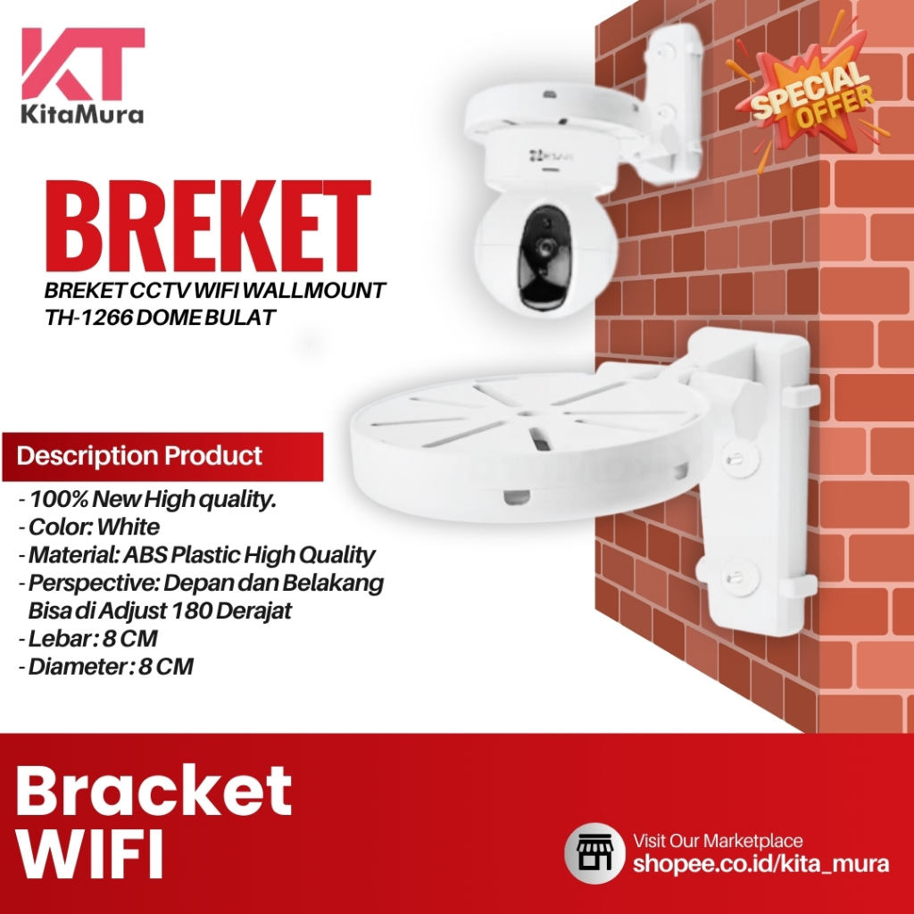 Jual Bracket IP Camera Dome || Bracket CCTV Camera Dome Indoor | Shopee ...
