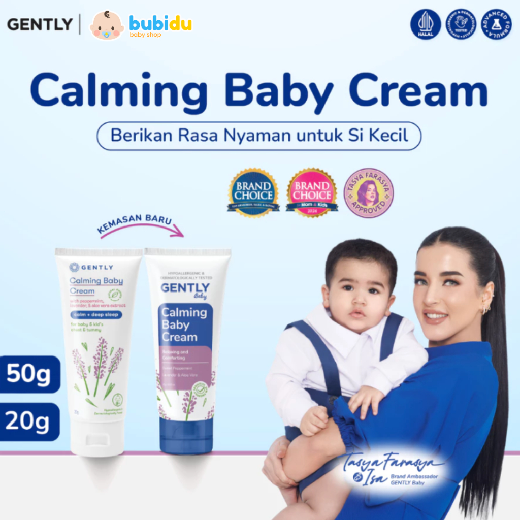 Jual GENTLY Calming Baby Cream | 20gr 50gr Perlengkapan Skincare Anti ...