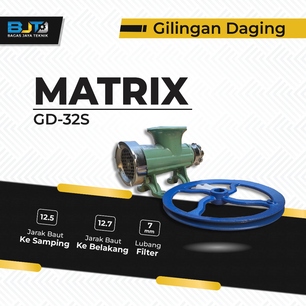 Jual Gilingan Daging MATRIX GD-32S Anti KARAT Bahan BODY COR GD-32S ...