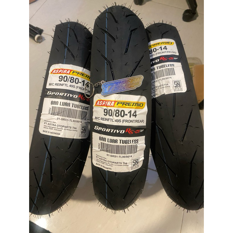 Jual BAN ASPIRA PREMIO SPORTIVO RS-01 MATIC 9080 14 SOFT COMPOUND | Shopee Indonesia