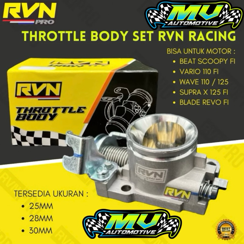 Jual TUAS GAS RVN RACING THROTLE THROTTLE BODY TB RVN RACING DOWNDRAFT ...