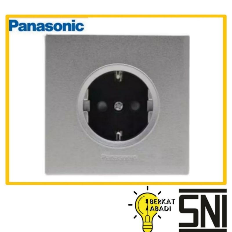 Jual Panasonic Stop Kontak Silver Style E | Shopee Indonesia