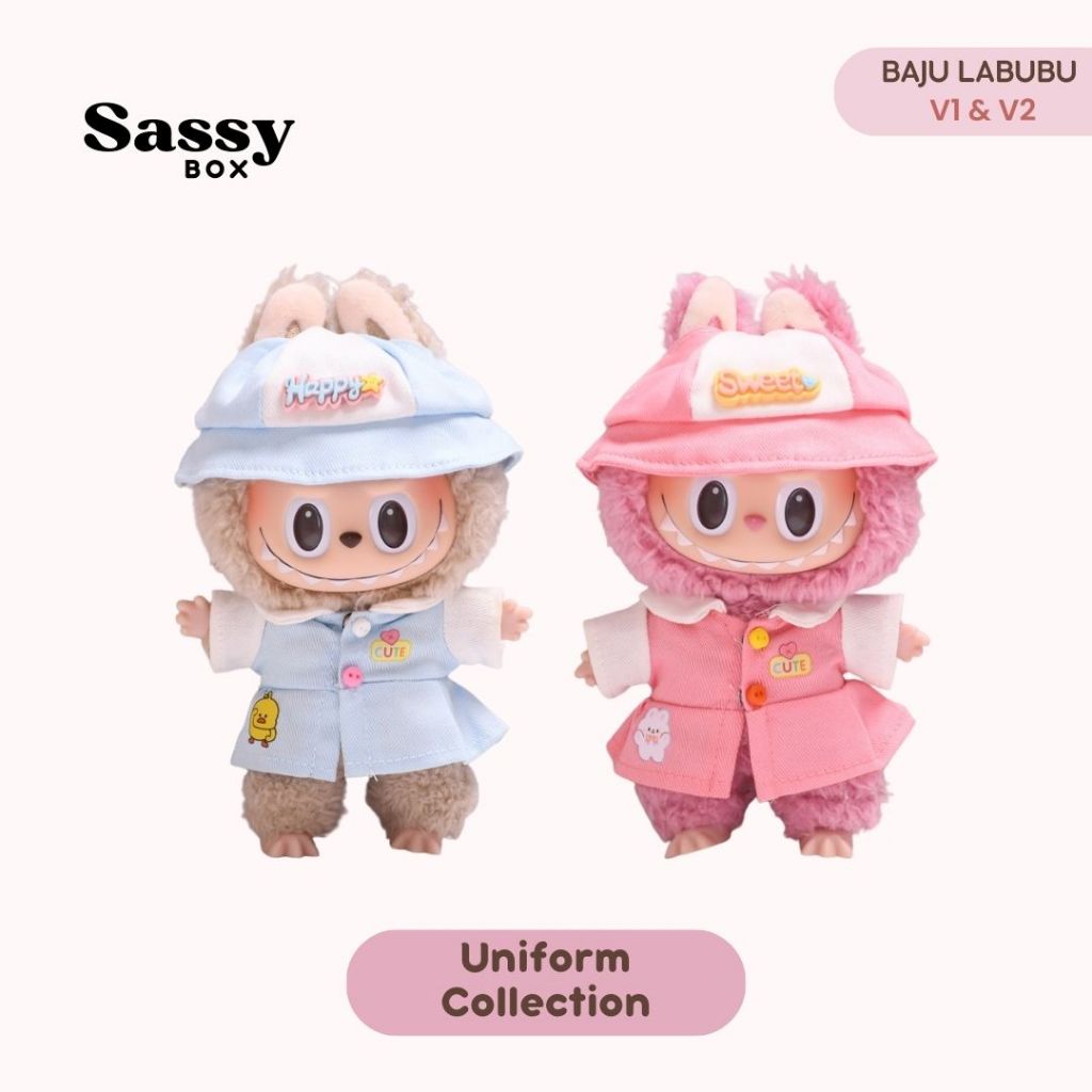 Jual [READY] Baju Labubu Uniform Collection - Kostum Boneka Labubu V1 ...
