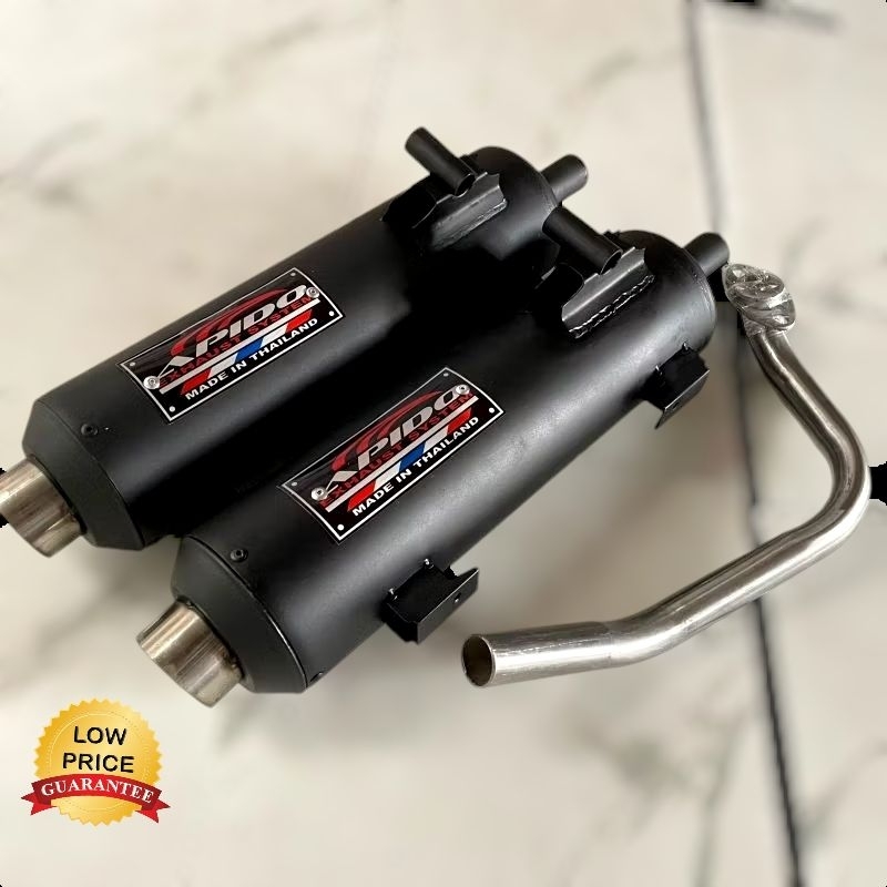 Jual (New) APIDO Power Pipe Exhaust System Motorcycle NMAX V2/AEROX V2 ...