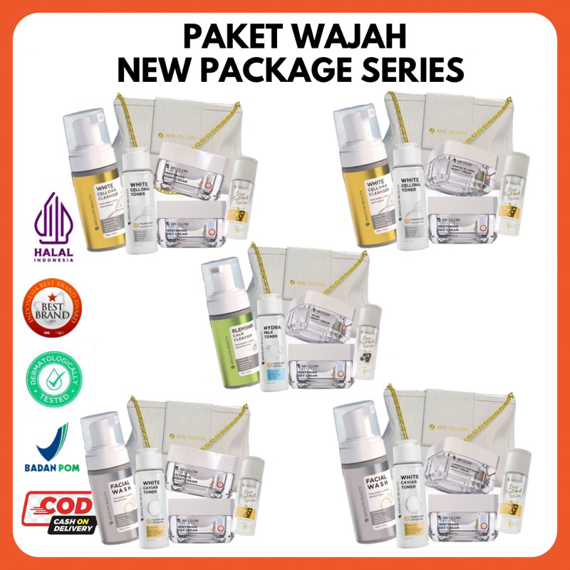Jual MS GLOW - Paket Wajah NEW PACKAGE SERIES | Shopee Indonesia