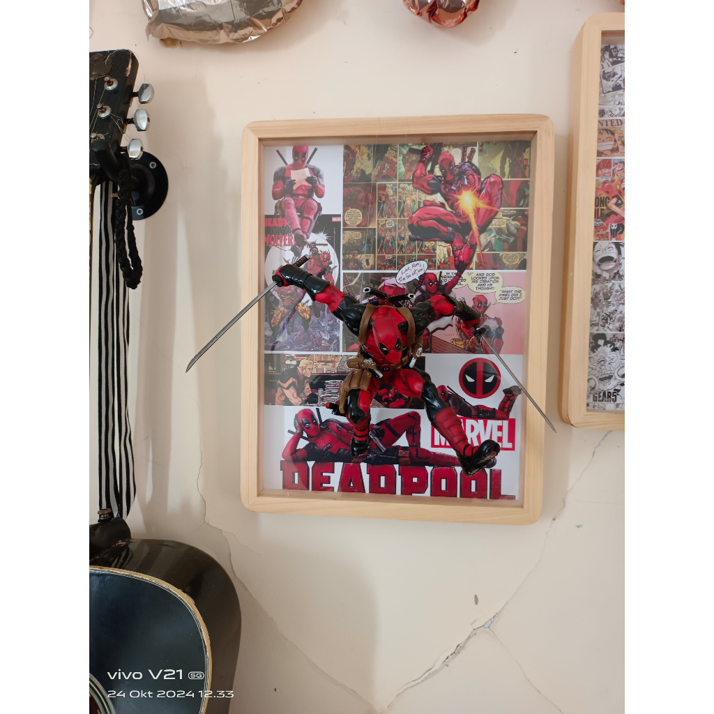 Jual Frame Comic Deadpool 40 X30 CM | Shopee Indonesia