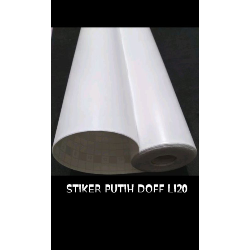 Jual stiker putih doff matte , stiker skotlet putih doff , Stiker Putih | Shopee Indonesia