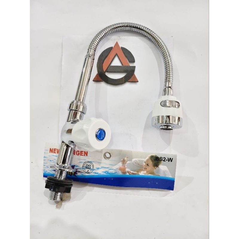 Jual Kran Angsa Fleksibel Crome Tanam + Baling New Soligen BS2-W ...