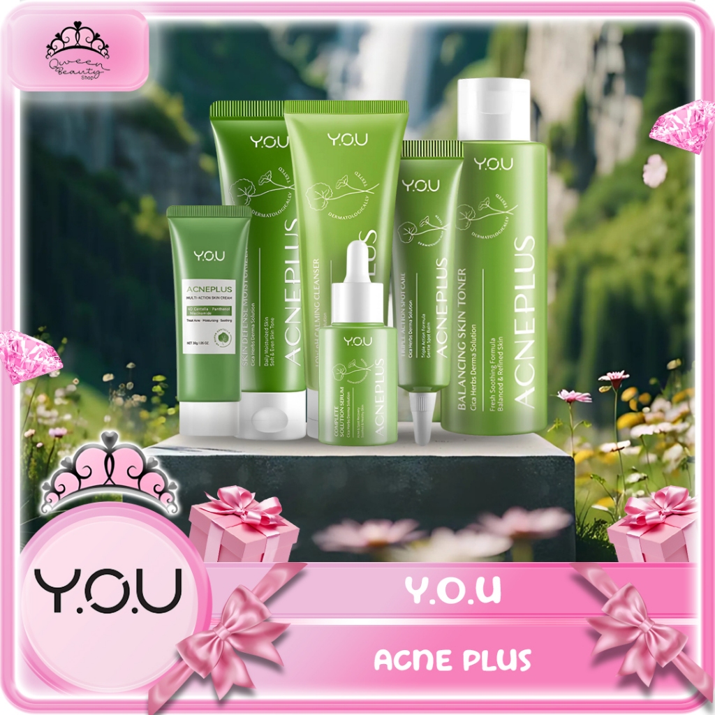 Jual Y.O.U YOU ACNE PLUS - ACNE SPOT ~ SERUM ~TONER ~ MOISTURIZER ...