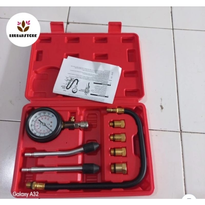 Jual alat tester kompresi silinder mesin bensin mobil, motor tipe 4 ...