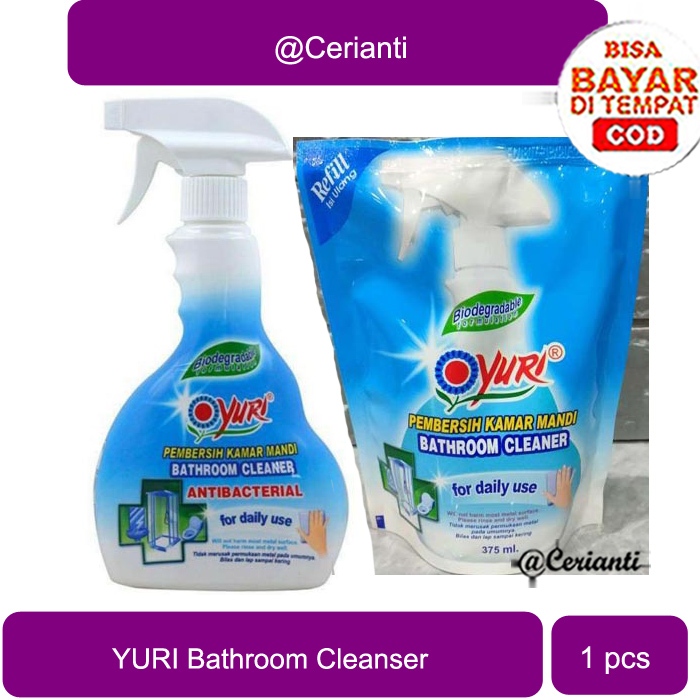 Jual Yuri TAF Bathroom Cleaner / Pembersih Kamar Mandi Spray 500ml ...