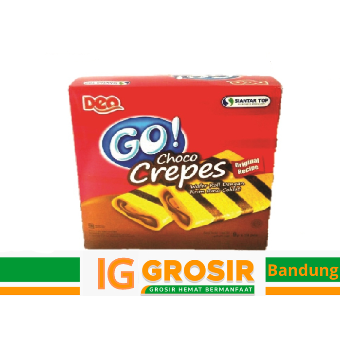 Jual Go Choco Crepes 1 Box isi 24 bungkus | Shopee Indonesia