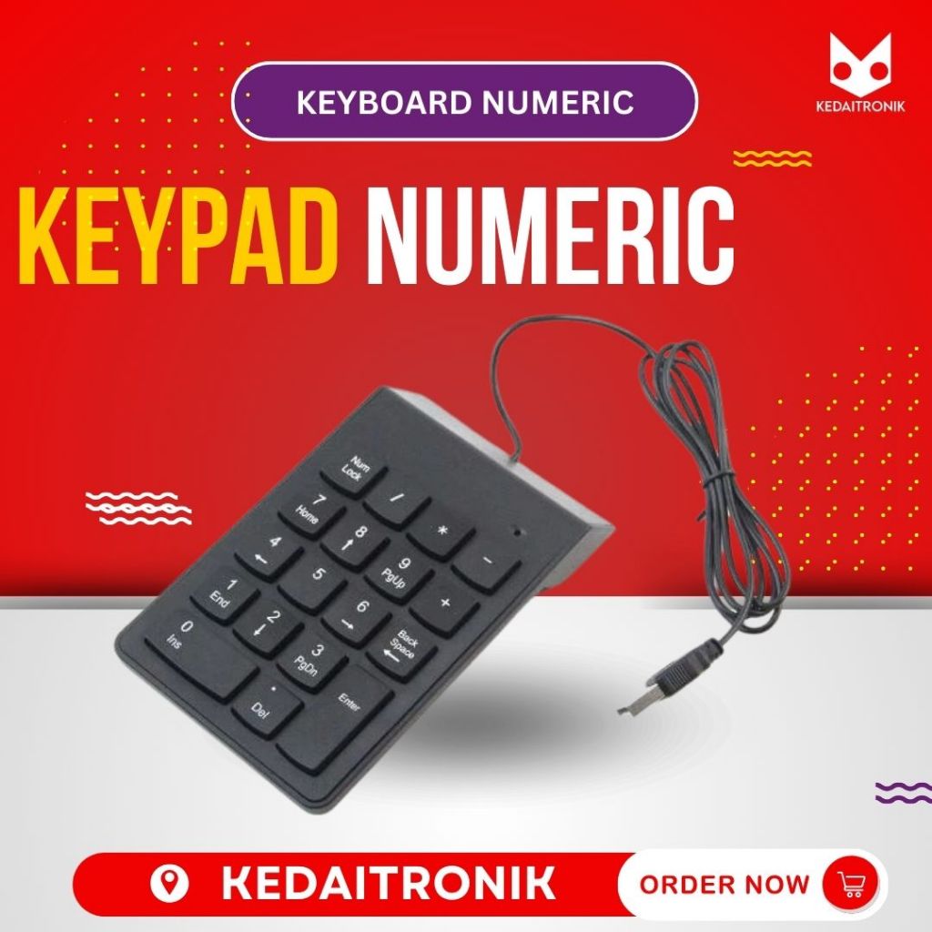 Jual NEW Keyboard Numeric Keypad Angka Pad Numpad USB Mini Numerik ...