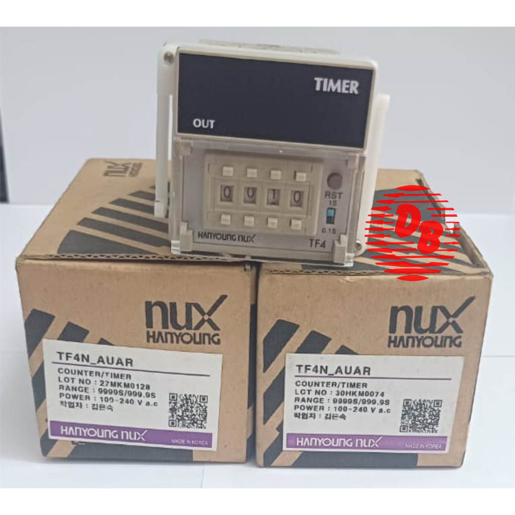 Jual Hanyoung Nux Counter Timer TF4N_AUAR Original Made In Korea | Shopee Indonesia