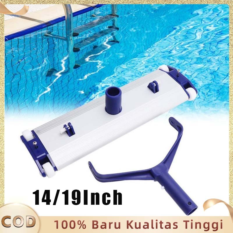 Jual Vacuum Head Kolam Renang Alat Vakum Kolam Renang 14/19inci Vacuum Head Aluminium 4 Roda ...