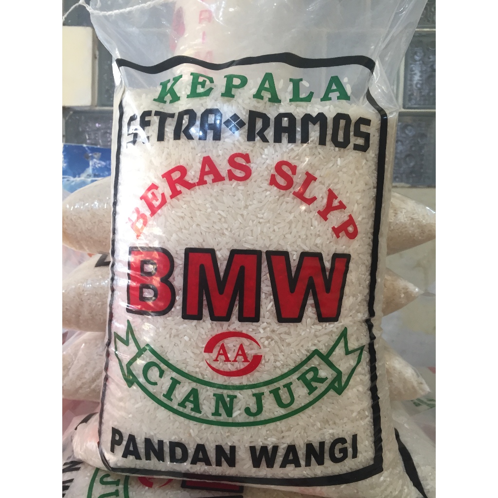Jual Beras Cianjur Pandan Wangi Cap BMW AA 5Kg | Shopee Indonesia