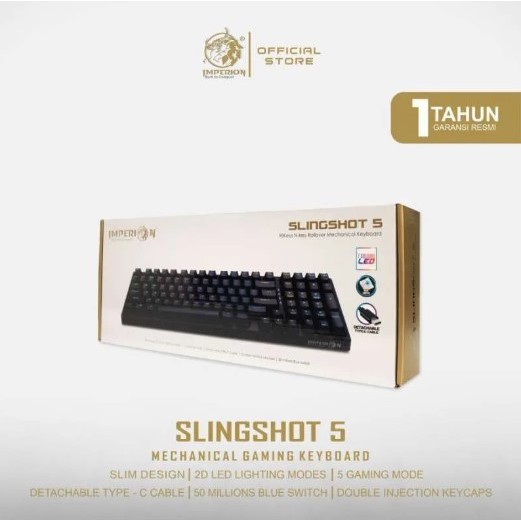 Jual Keyboard Gaming Imperion Slingshot 5 Mechanical | Shopee Indonesia