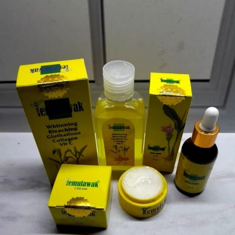 Jual Paket 3in1 Temulawak Original[]Night Cream[]Toner[]Serum Essence ...