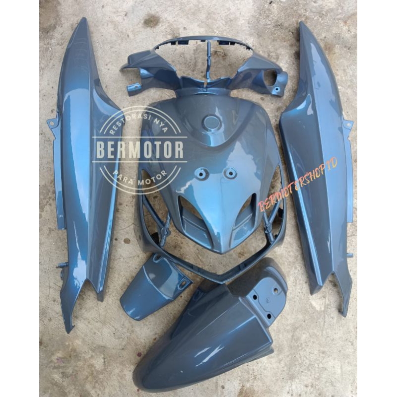 Jual FULLSET BODY HALUS YAMAHA MIO SMILE WARNA NARDO LEMBAYUNG BIRU ...