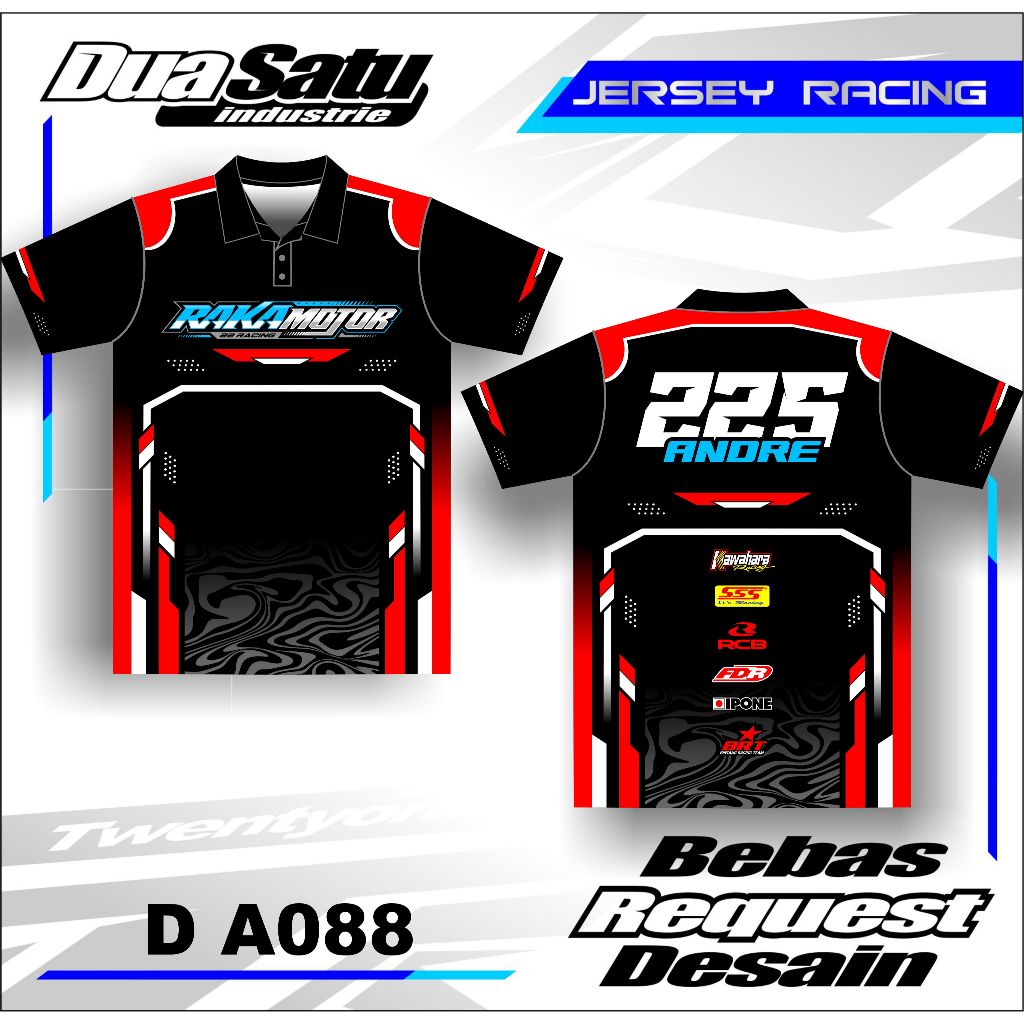 Jual JERSEY RACING kaos baju jersey racing custom full printing jersey ...