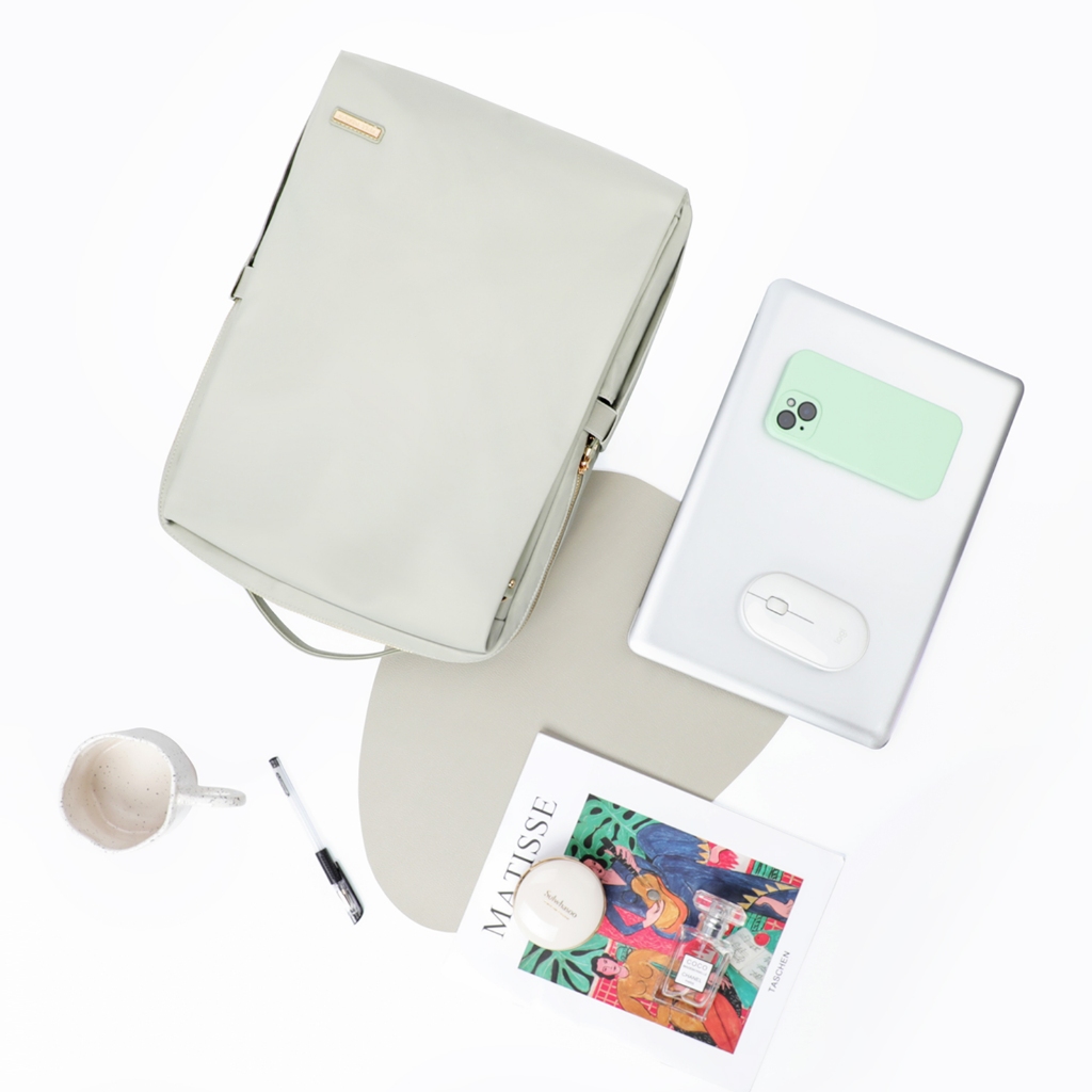 Jual FULL DESIGN Hillary Tas Ransel Laptop 15,6 inci Anti Air Minimalis ...