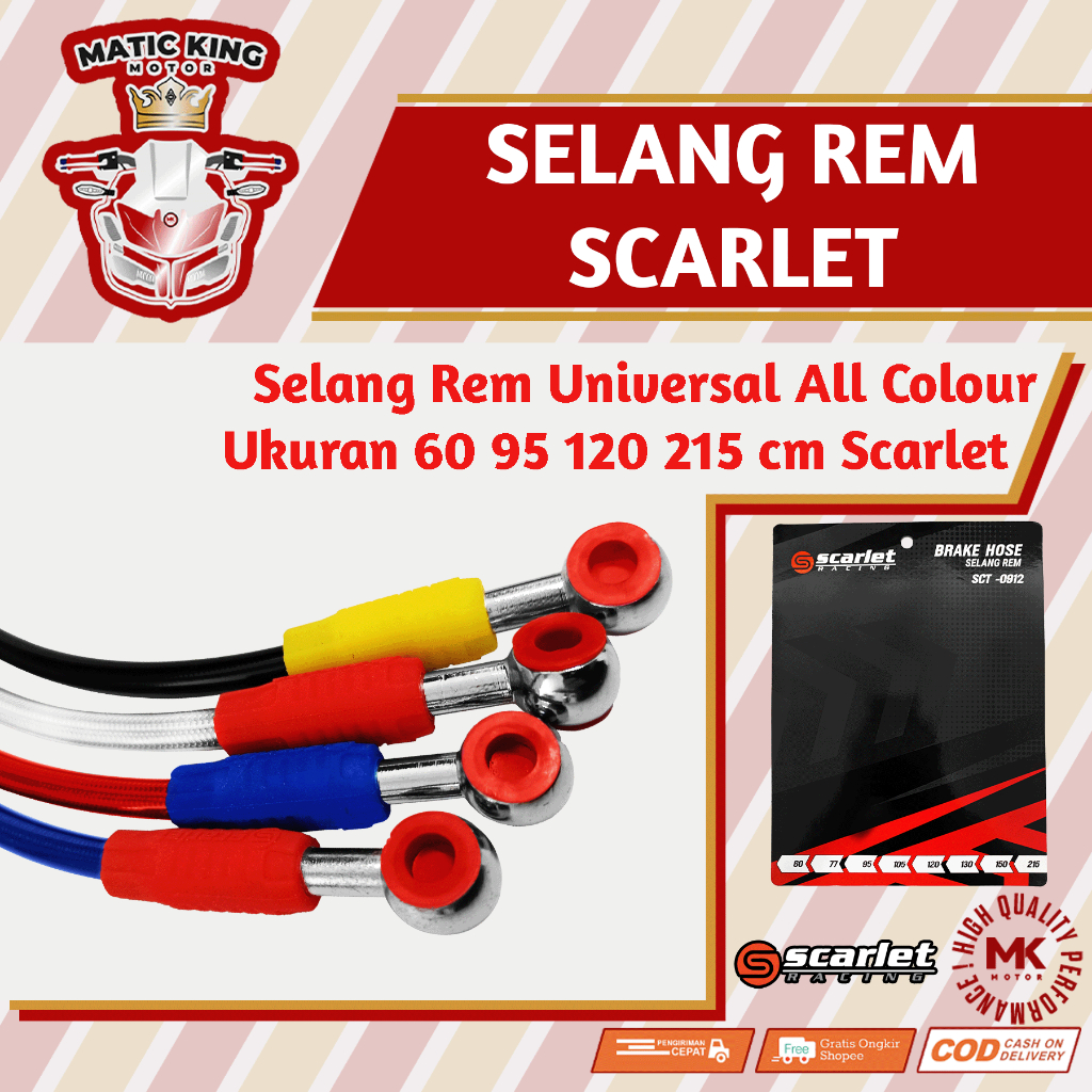 Jual Kabel Selang Rem Mio Sporty Smile Nmax Aerox Gear Lexi Fino Soul GT FreeGo Xride Vixion ...