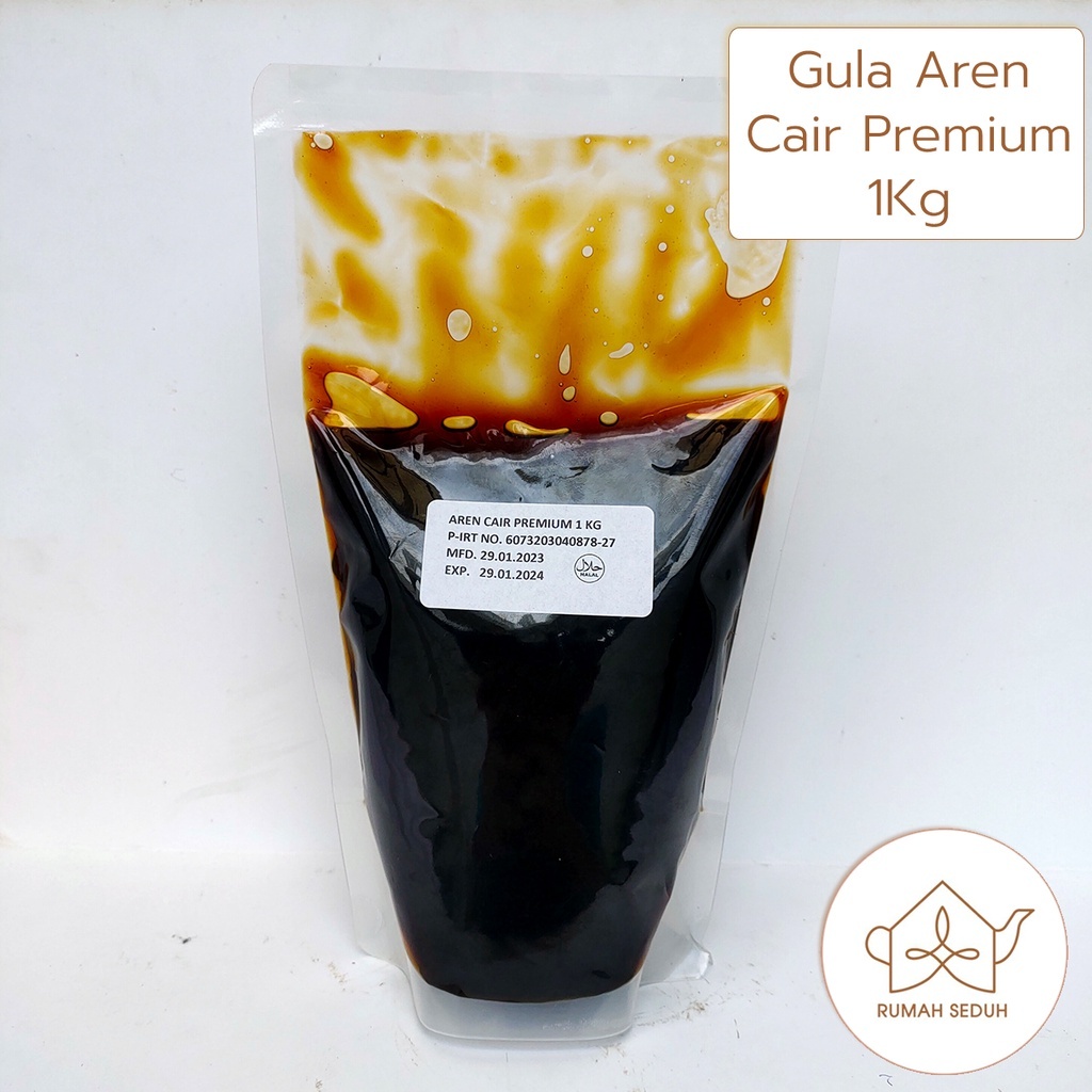 Jual Premium Gula Aren Asli Cair 1kg - Organic Liquid Palm Sugar ...