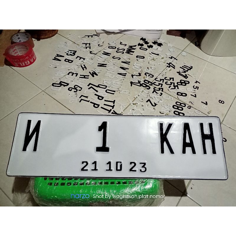 Jual PLAT CUSTOM NAMA/TULISAN KATA-KATA | Shopee Indonesia