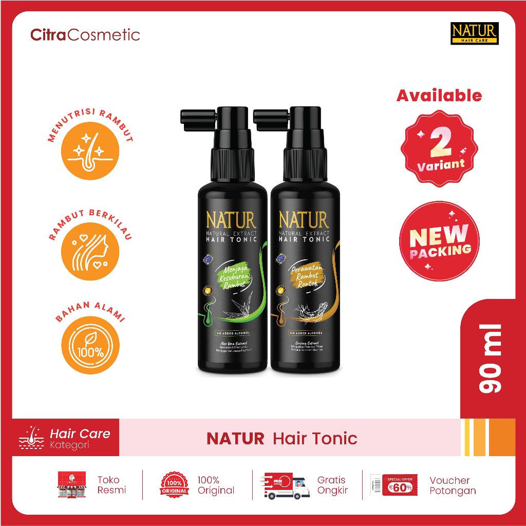 Jual ️CitraCosmetic ️ Natur Hair Tonic Series 50 Ml | 90 Ml | Shopee Indonesia