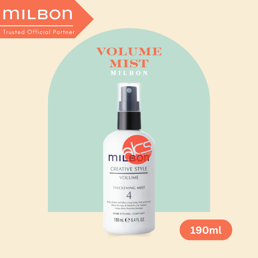 Jual NEW & ORIGINAL Milbon Creative Style Thickening Mist 4 190ml | Shopee Indonesia