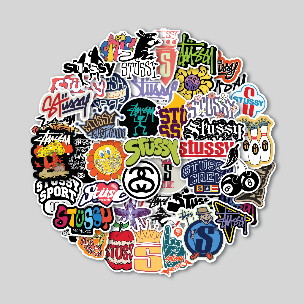 Jual STICKER PACK STUSSY | STICKER TUMBLR LAPTOP | STIKER KOPER HELM ...