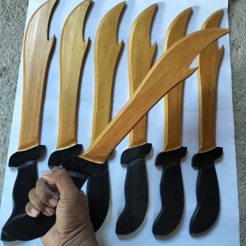 Jual Pedang Zulfikar Kayu Jati Alat Peraga Latihan Silat Beladiri ...