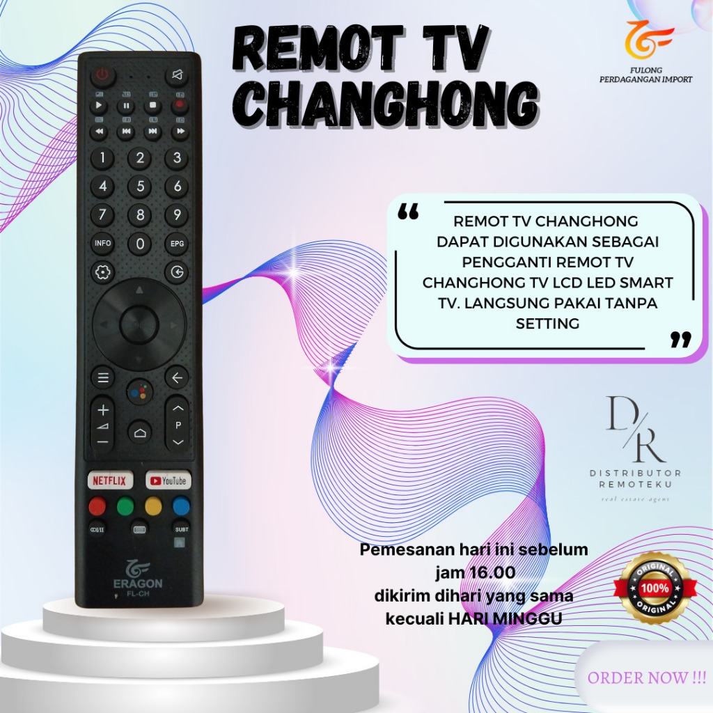 Jual Remot Remote TV CHANGHONG SMART TV Android Infrared LCD LED ...