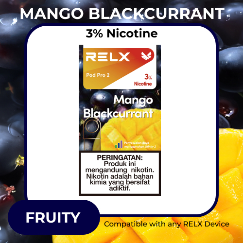 Jual RELX Pod Pro 2 - Mango Blackcurrant (Isi 1 Pod) | Shopee Indonesia