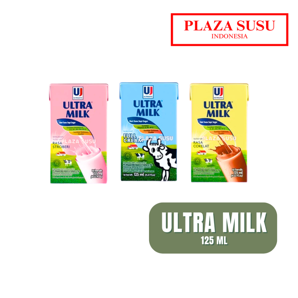 Jual SUSU UHT ULTRA MILK MINI SUSU CAIR ANAK 125 ML ULTRA SUSU | Shopee Indonesia