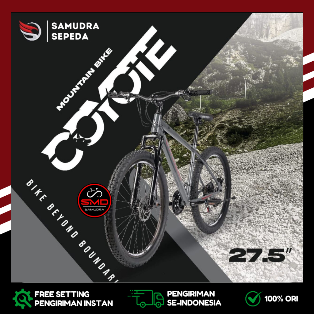 Jual Sepeda Gunung MTB 26 27,5 Inch Merk Element Coyote 7Sp Murah BDG ...