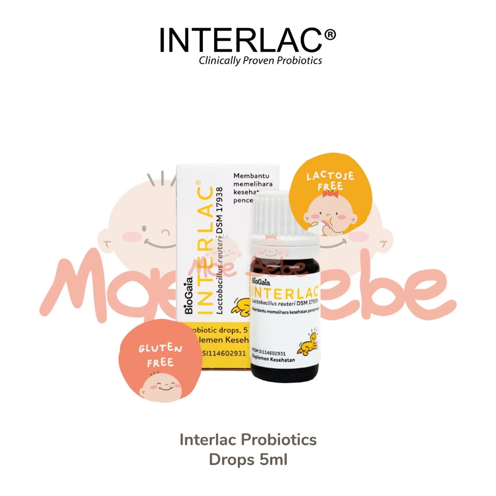 Jual Interlac Probiotics Drops Suplemen Probiotik Tetes Cair Untuk ...