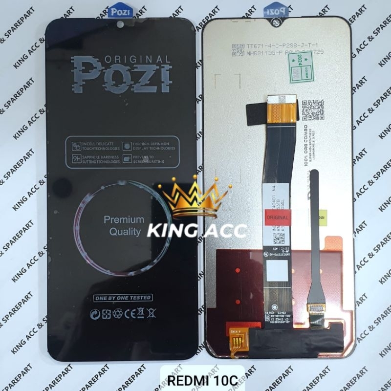 Jual POZI LCD TOUCHSCREEN XIAOMI REDMI 10C / POCO C40 | Shopee Indonesia