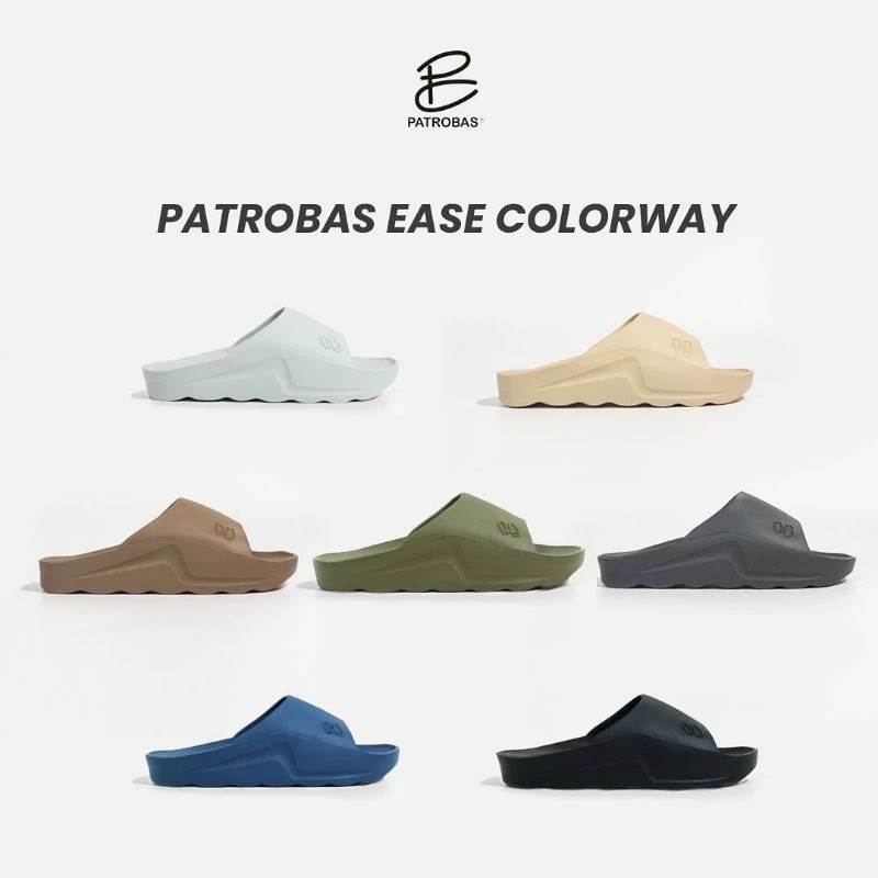 Jual Sandal Patrobas Ease 36-45 Black / Ivory / Army / Beryl Sandal ...