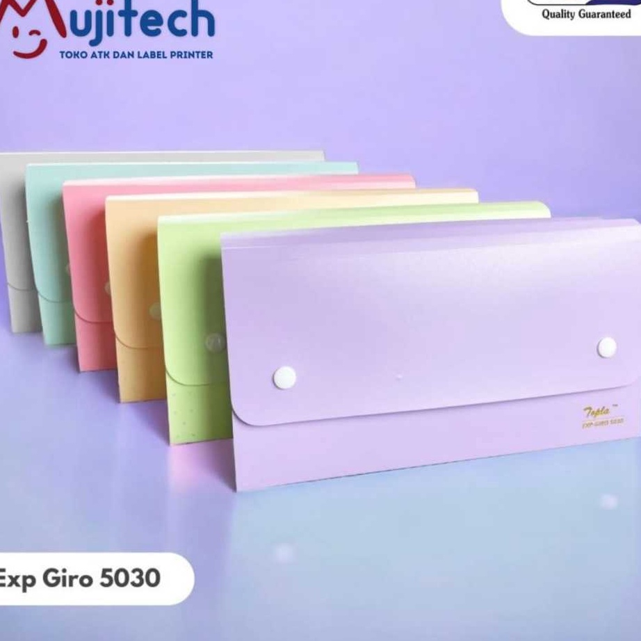 Jual TOPLA MAP GIRO 53 DOMPET DOKUMEN GIRO NOTA CEK KWITANSI 12 SLOT ...