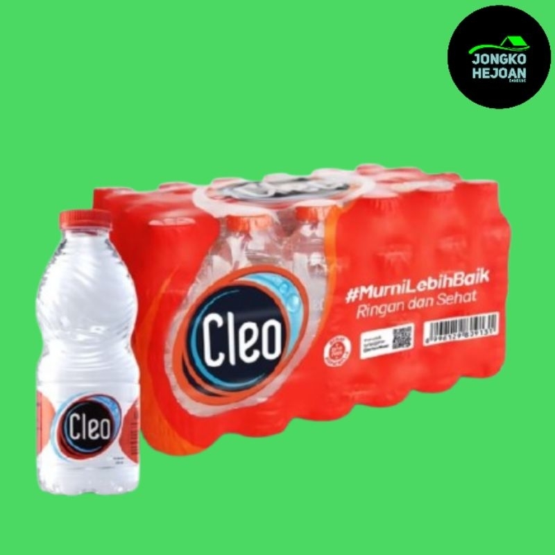 Jual Cleo Mineral Water 220ML 1 Krat 24 Botol | Shopee Indonesia