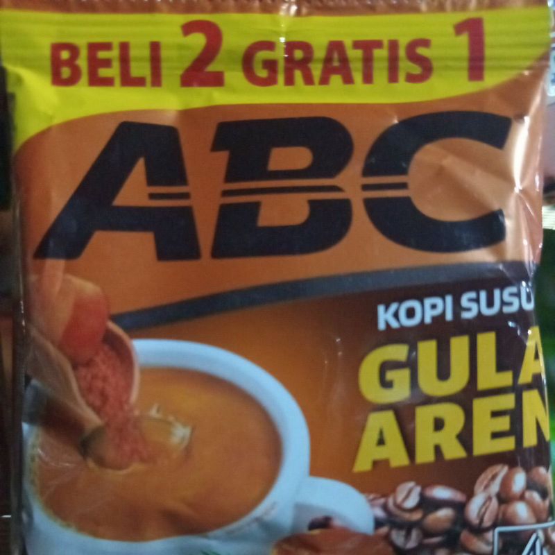 Jual kopi ABC susu gula aren per renceng isi 15 sachet | Shopee Indonesia