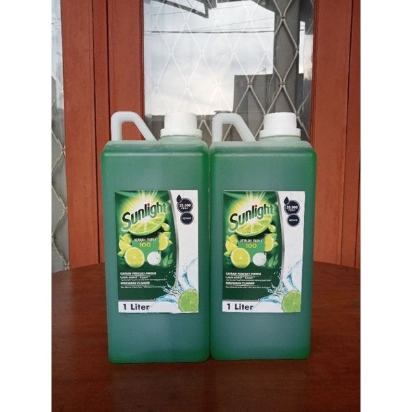 Jual sunlight sabun cuci piring 1000ml kemasan jerigen | Shopee Indonesia