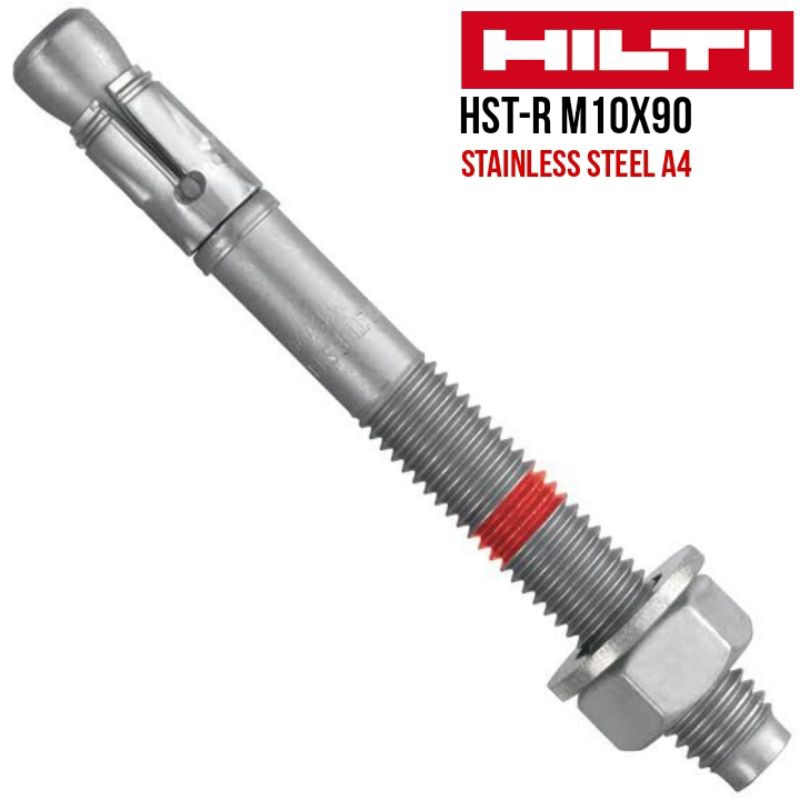 Jual Dynabolt HILTI HST-R M10x90 stainless Steel A4 Wedge anchor | Shopee Indonesia
