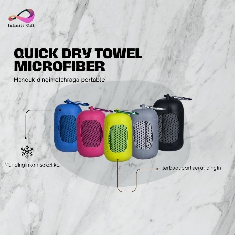 Jual Quick Dry Towel Handuk Olahraga Dingin Microfiber Magic Cool Towel ...